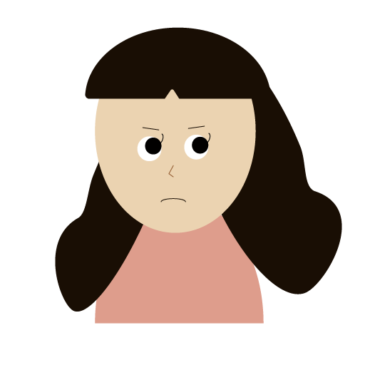 【女の人】のフリーイラスト - にほんごのイラスト